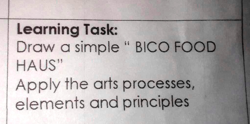 SOLVED: Learning Task: Draw a simple SOLVED: Learning Task: Draw a simple