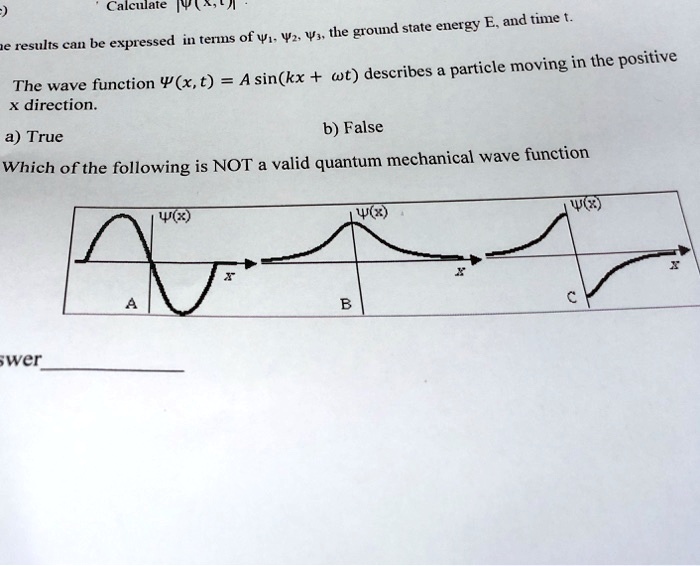 Calculate ψ(x, t). The results can be expressed in terms of ψ1, ψ2, ψ3, the ground state energy ...