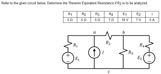SOLVED: Refer to the given circuit below. Determine the Thevenin ...