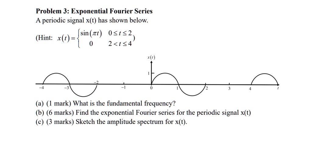[GET ANSWER] 4 pts exponential fourier series representation i ...