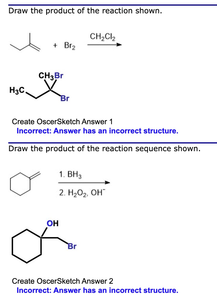 SOLVED: Draw the product of the reaction shown: CHCl2 + Br2 -> CH3Br ...