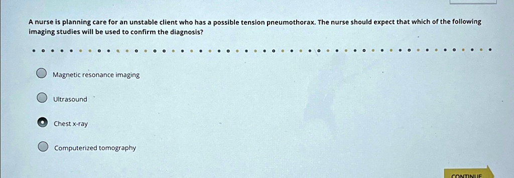 A nurse is planning care for an unstable client who has a...