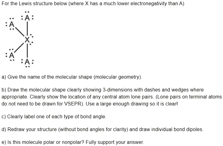 for the lewis structure below where x has a much lower ...