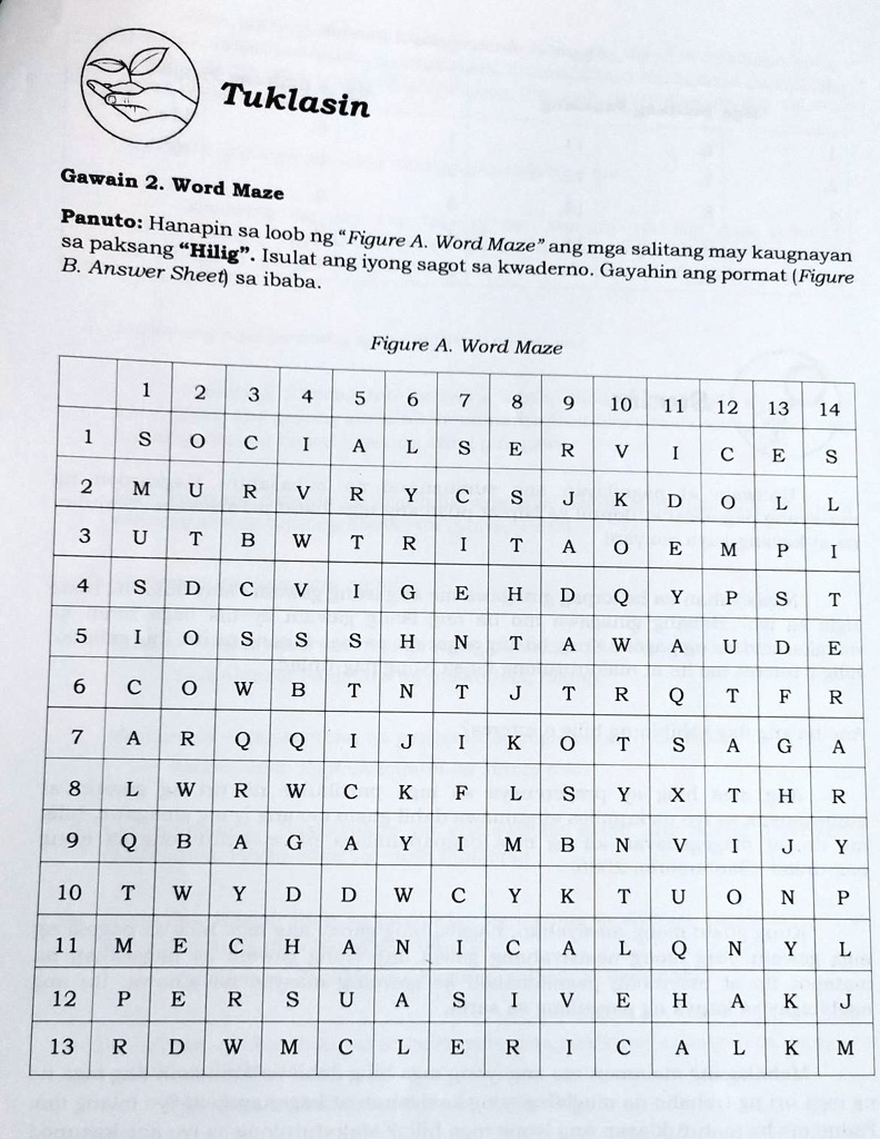 SOLVED: Please help me. Activity 2. Word Maze Instructions: Find the ...
