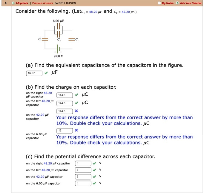 SOLVED: Rinolnts Protnls Anawon SorCPI 16,P039. My Notos Ask Your Teachor Consider the following ...