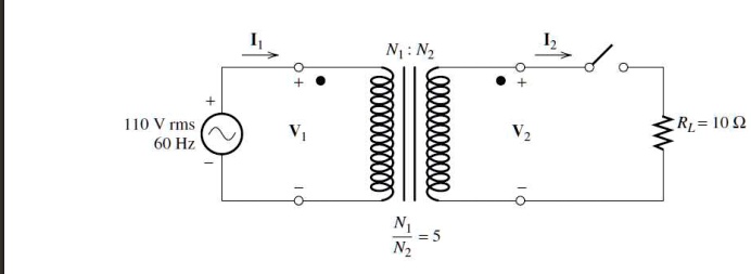 SOLVED: Show the impedance relation reflected on the primary winding in ...