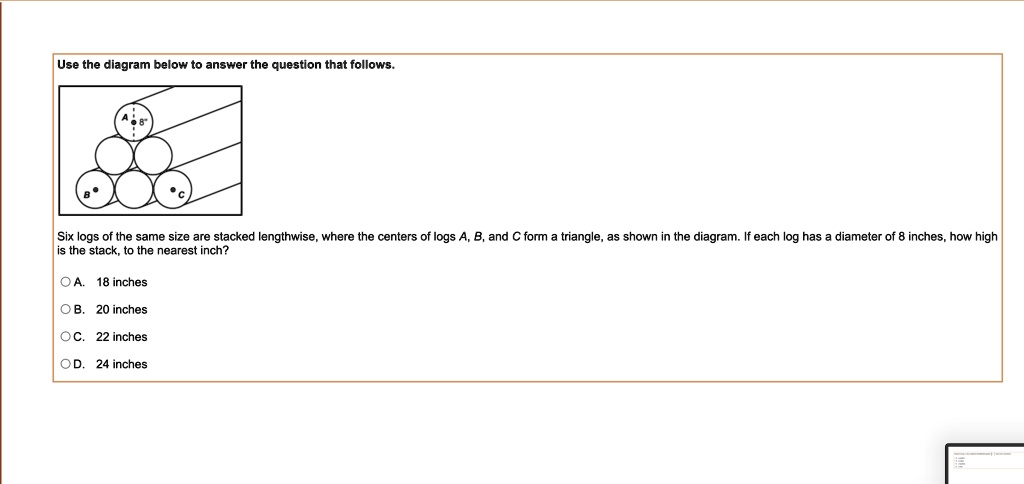 SOLVED: Use the diagram below to answer the question that follows. Six ...