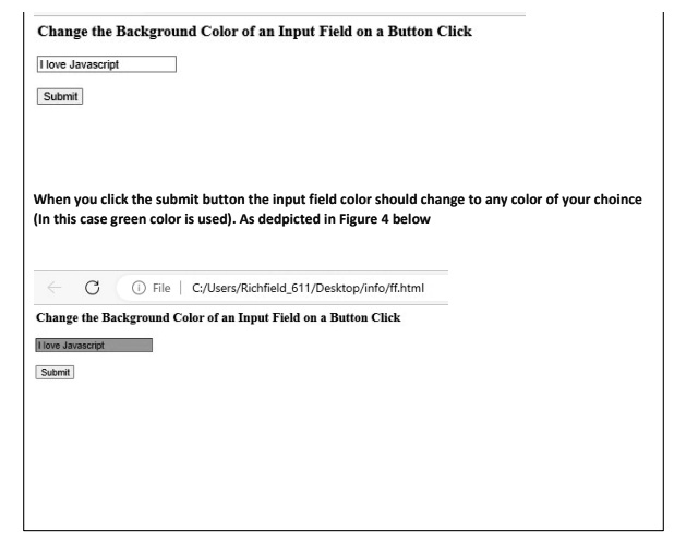 Solved 12 You Are Required To Use Javascript Onclick Event To Answer This Question You Should