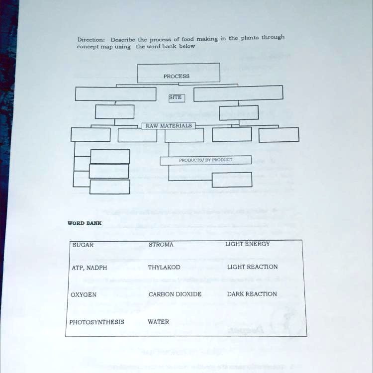 [GET ANSWER] Direction: Describe the process of food making in the ...