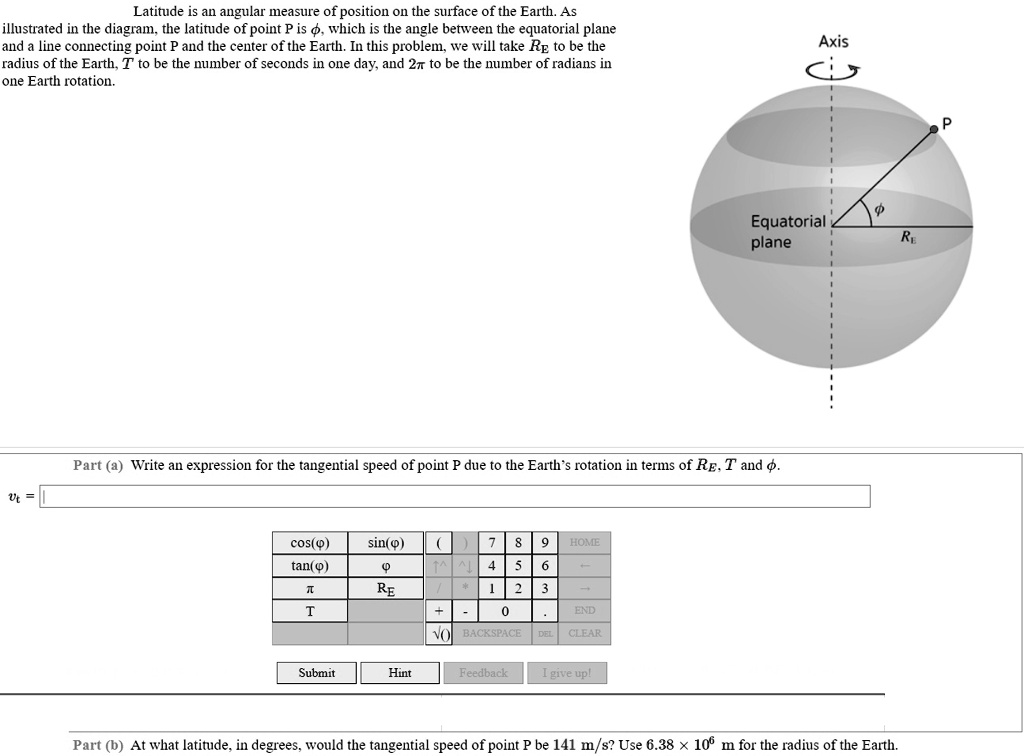 Latitude is an angular measure of position on the surface of the Earth ...