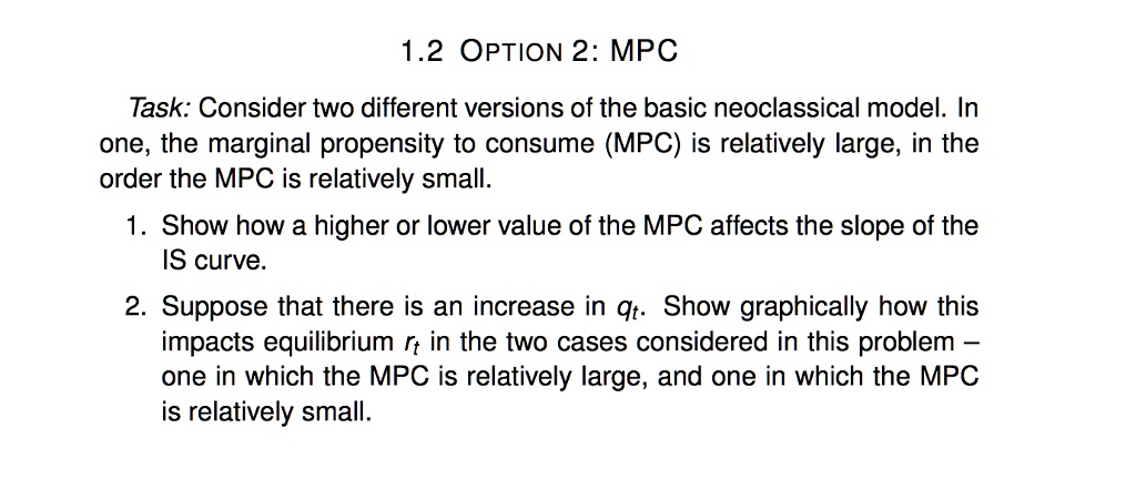 1.2 OPTION 2: MPC Task: Consider two different versions of the basic ...