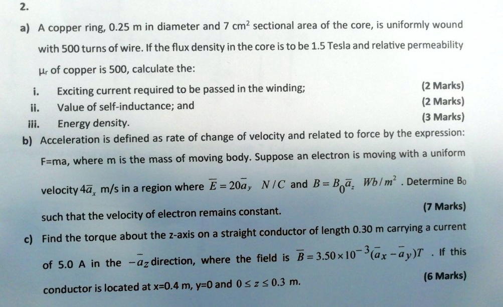 SOLVED: Electromagnetic Fields