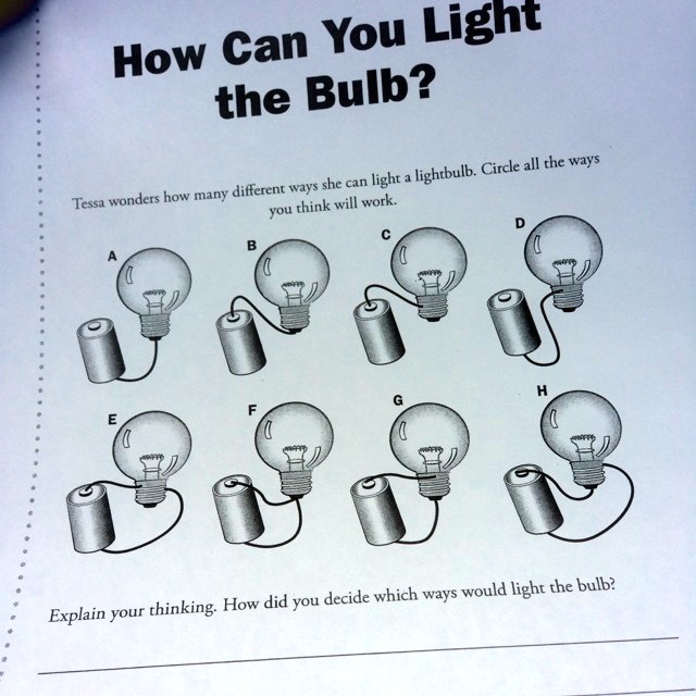 How Can You Light the Bulb? Tessa wonders how many different ways she ...