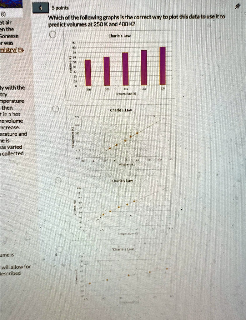 (c) ot air en the Gonesse er was mistry/B y with the try mperature then ...