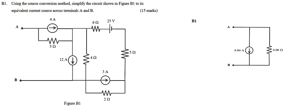 please help me with the workings for this problem answer is provided b1 using the source ...