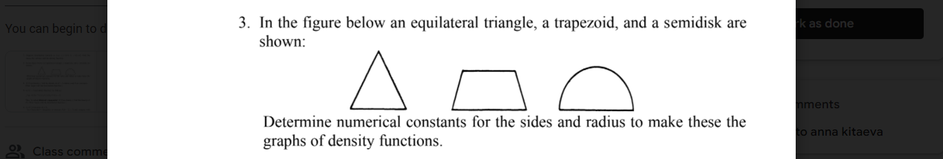 3. In the figure below an equilateral triangle, a trapezoid, and a ...