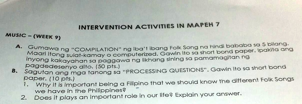 SOLVED: Tanong sa SOLVED: Tanong sa