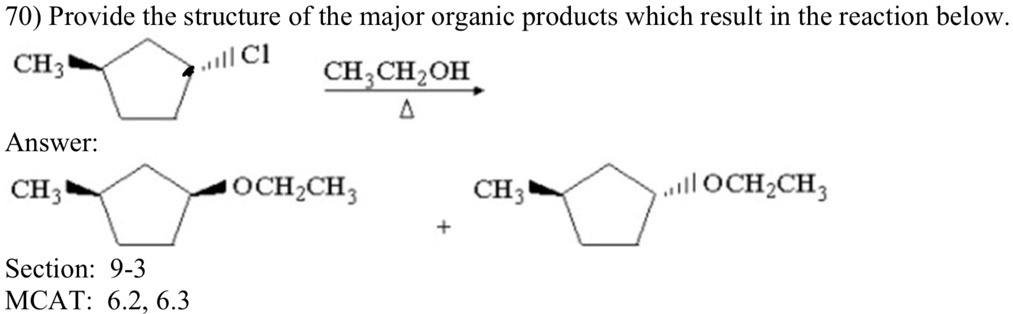 SOLVED: Why is this SN1, when the substrate is a secondary alkyl halide ...