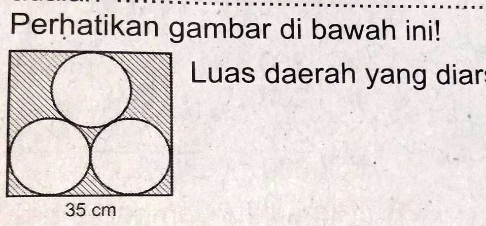 SOLVED: 8. Perhatikan gambar di bawah ini!Luas daerah yang diarsir ... SOLVED: 8. Perhatikan gambar di bawah ini!Luas daerah yang diarsir ...