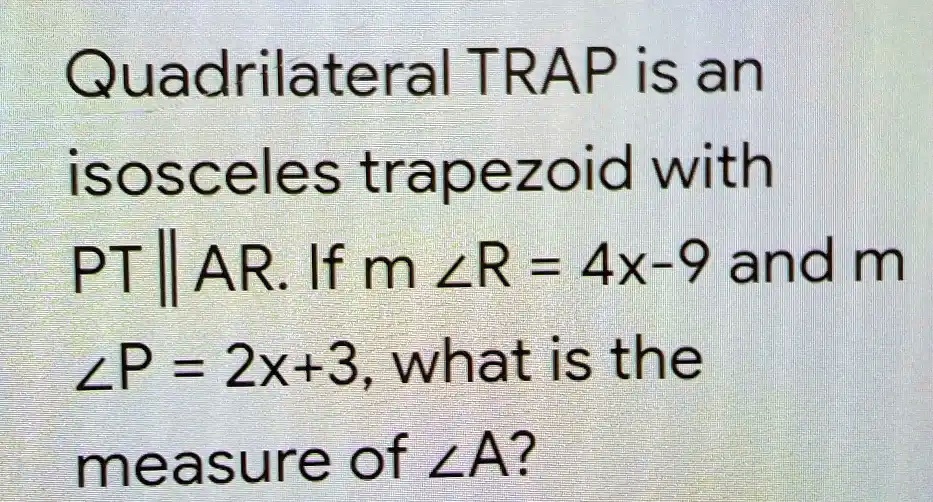 Isosceles Trapezoid Table