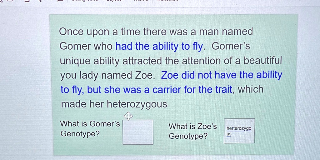 once upon a time there was a man named gomer who had the ability to fly ...