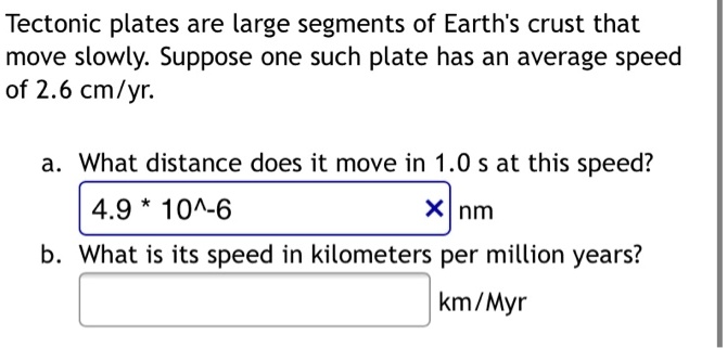 tectonic plates are large segments of earths crust that move slowly ...