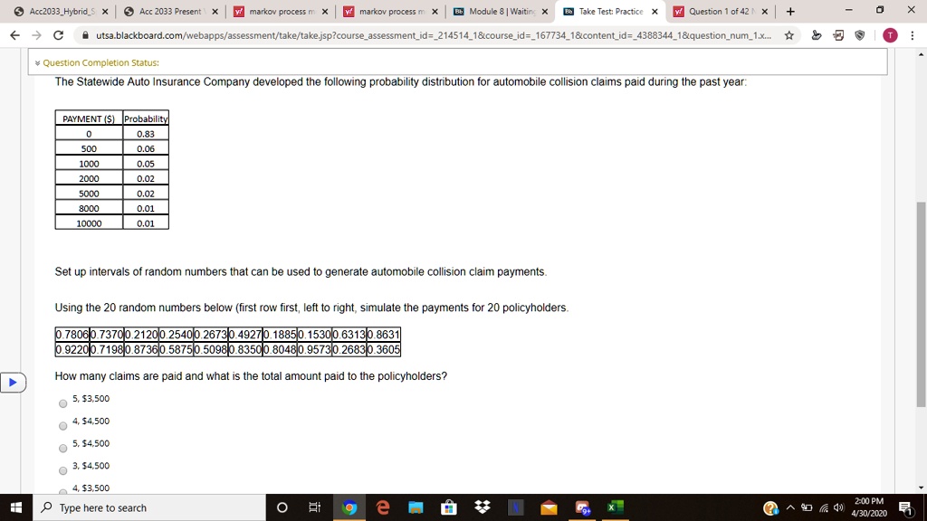 SOLVED: Acc2033_Hybria_ 2033 Present mamc Dfocess Manov process E ...
