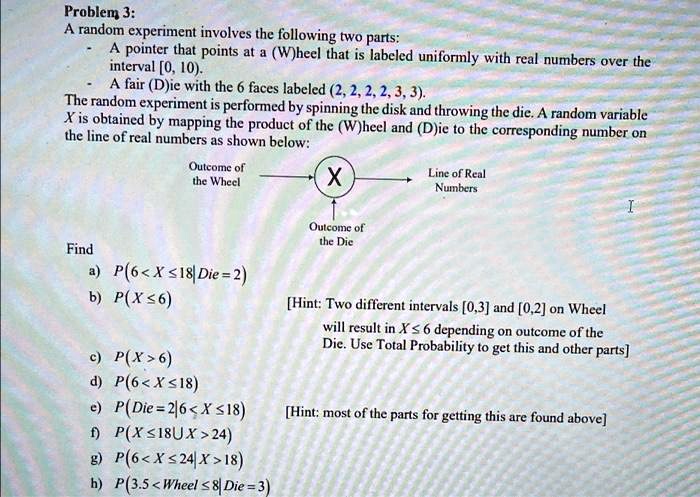 SOLVED: Problem 3: A random experiment involves the following two parts: A pointer that points ...