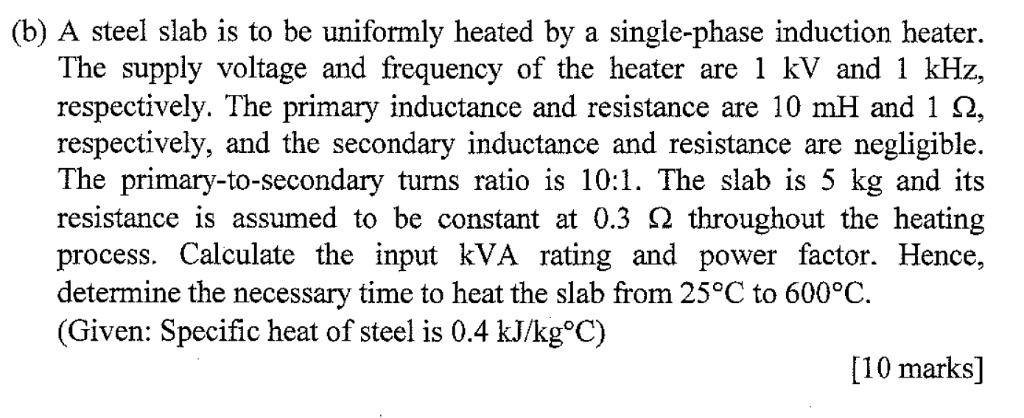 VIDEO solution: (b) A steel slab is to be uniformly heated by a single ...