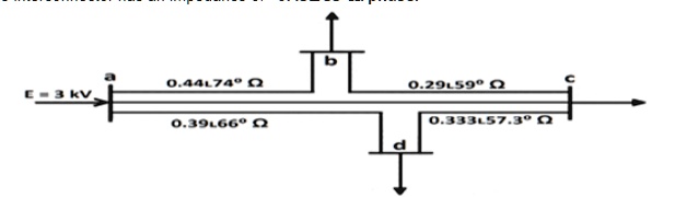 SOLVED: The figure shown below represents a single-line diagram of an ...