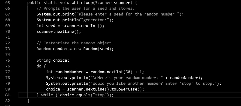 Solved I Need Help Creating A While Loop For The Following Task I Currently Have It As A Do