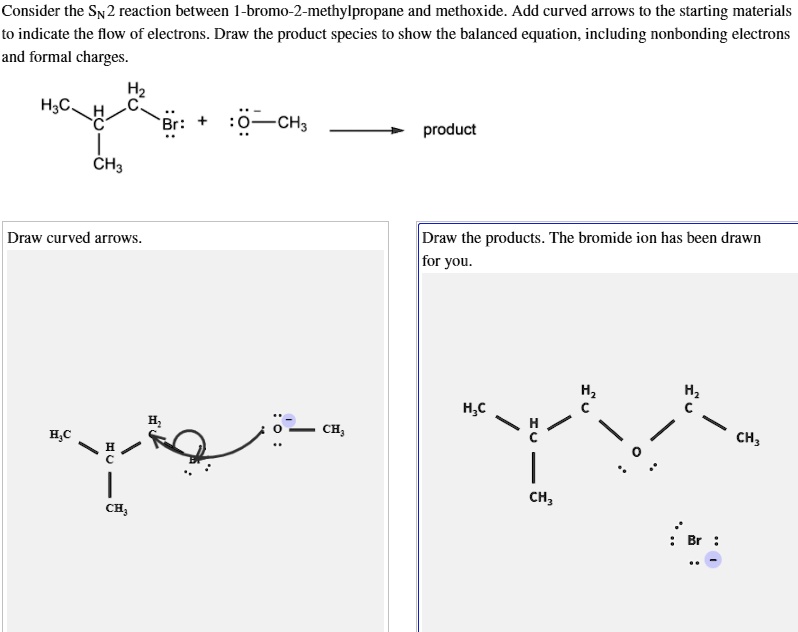 SOLVED: Consider the SN 2 reaction between bromo 2-methylpropane and ...