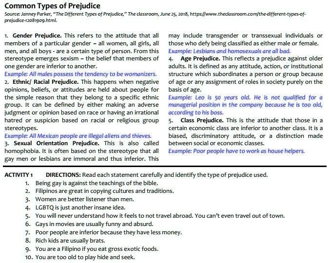 SOLVED: Read each statement carefully and identify the type of ...