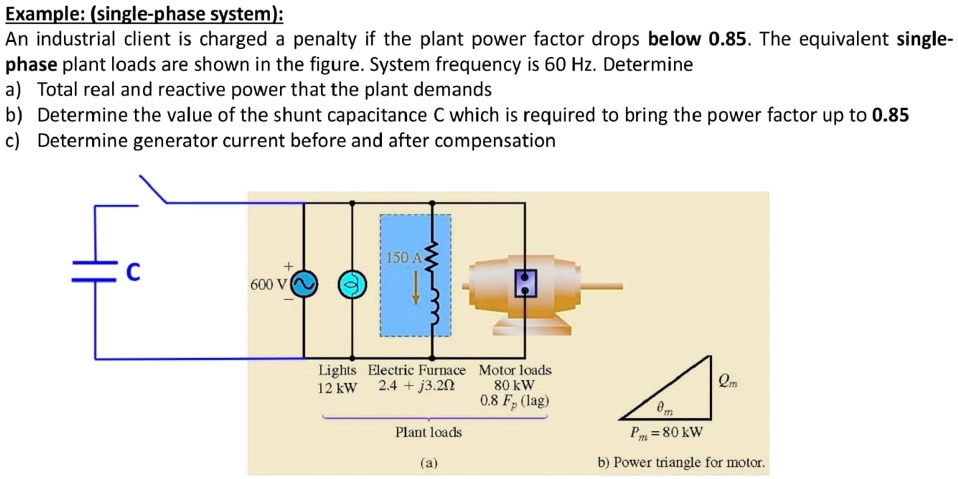 example single phase system an industrial client is charged a penalty ...