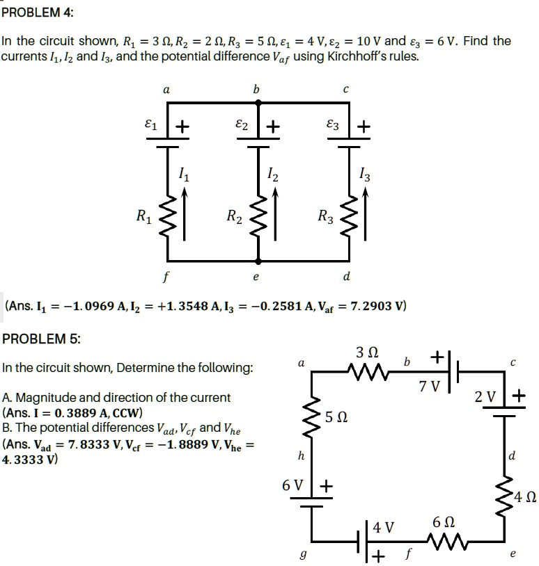 SOLVED: PROBLEM 4: In the circuit shown, R = 30, R2 = 20, R3 = 50, R1 ...
