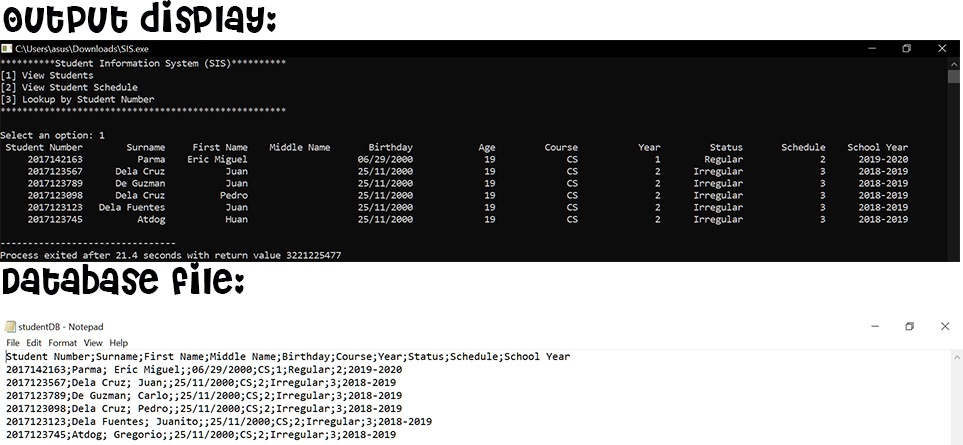 Solved Create A C Program That Automatically Sorts Names Inputted In A Database File In 6432