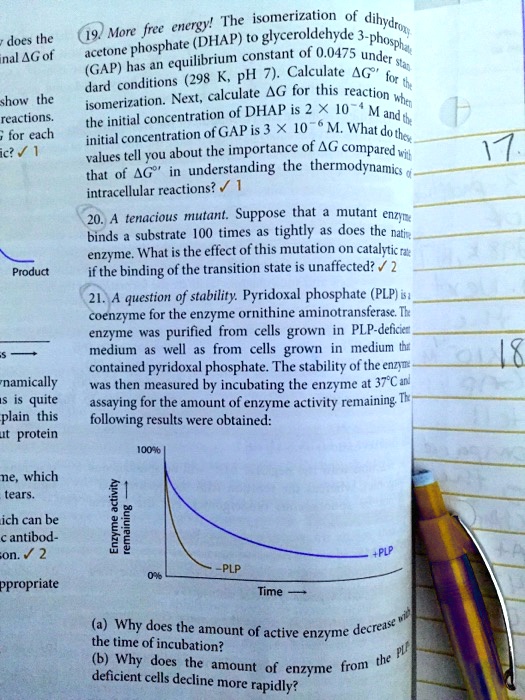 the isomerization of energy dihydronny more jree does the dhap ...