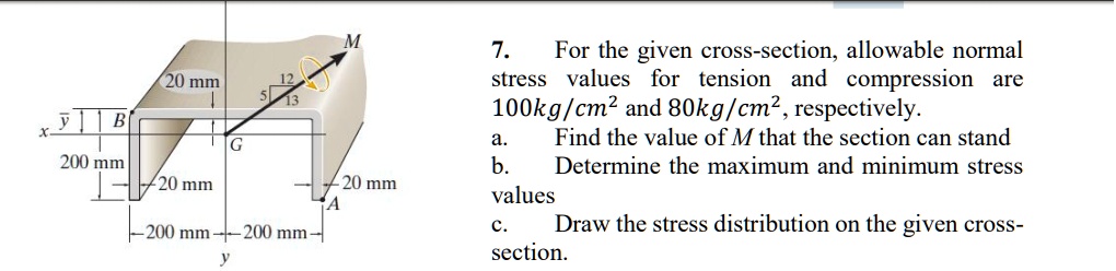 M 20 mm 13 y B G 200 mm 20 mm 20 mm A -200 mm-200 mm- y 7. For the ...