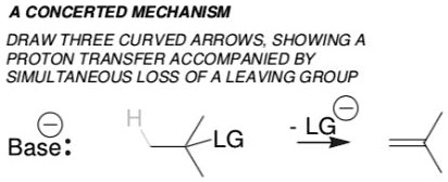 SOLVED: CONCERTED MECHANISM DRAW THREE CURVED ARROWS SHOWING A PROTON ...