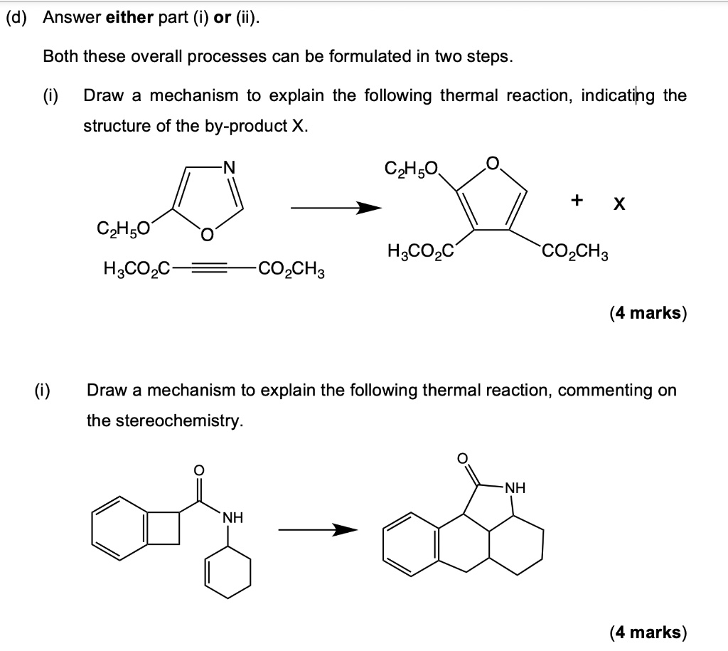 SOLVED: Both of these overall processes can be formulated in two steps ...