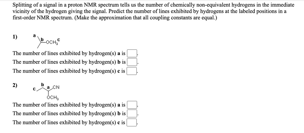 splitting of a signal in a proton nmr spectrum tells us the number of ...