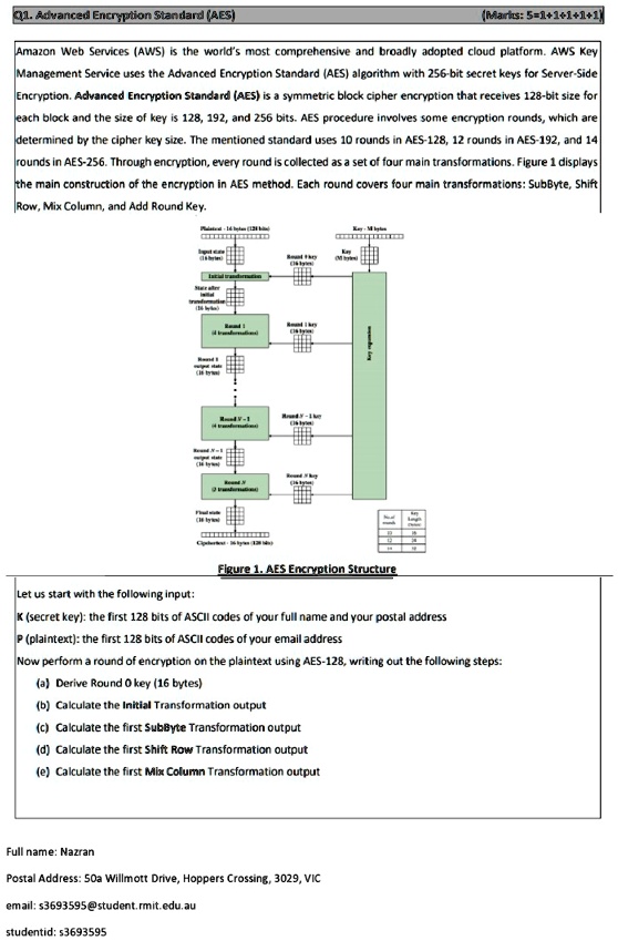 SOLVED: Amazon Web Services (AWS) is the world's most comprehensive and ...