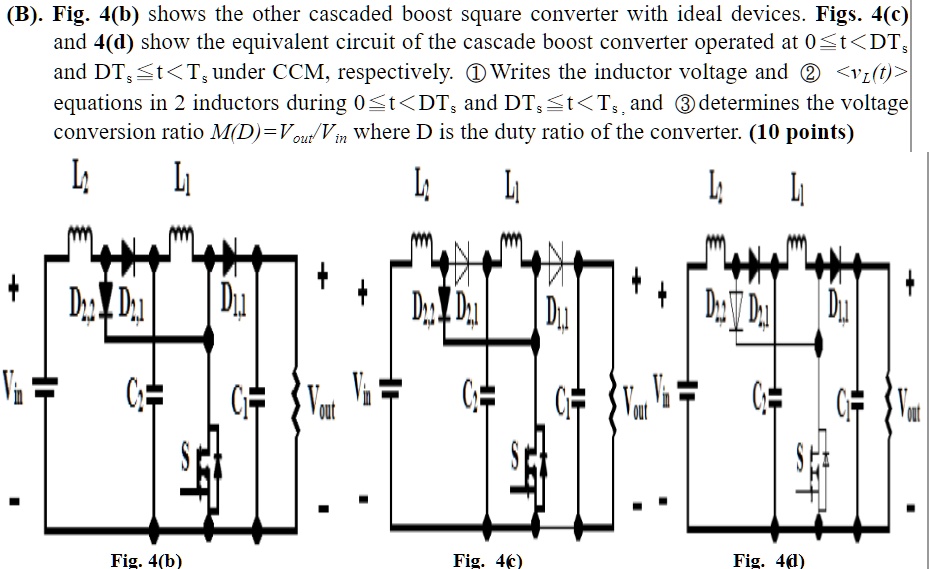 (B). Fig. 4(b) shows the other cascaded boost square converter with ...