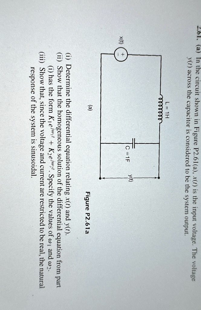 261 a in the circuit shown in figure p261a xt is the input voltage the ...