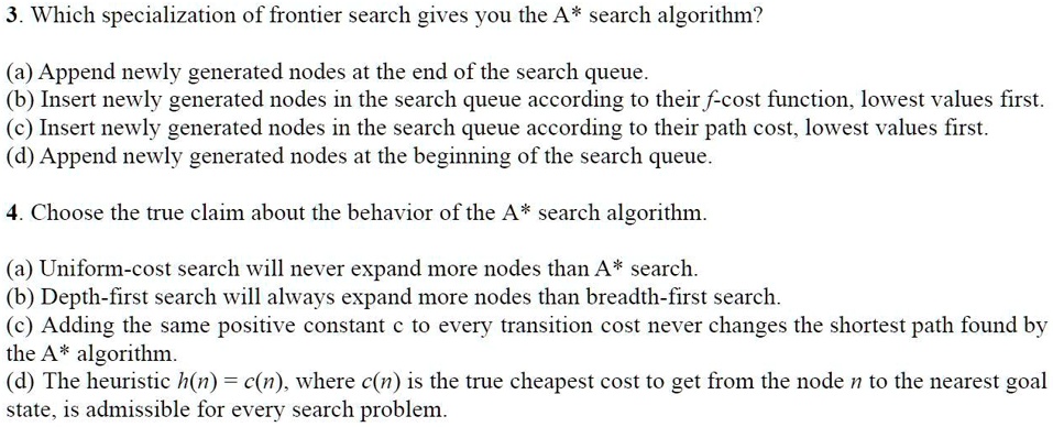 Solved Can You Help With This Artificial Intelligence Question 3 Which Specialization Of 