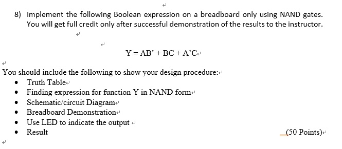 SOLVED: Can you do the first three? Find the truth table, finding expression for function Y in ...