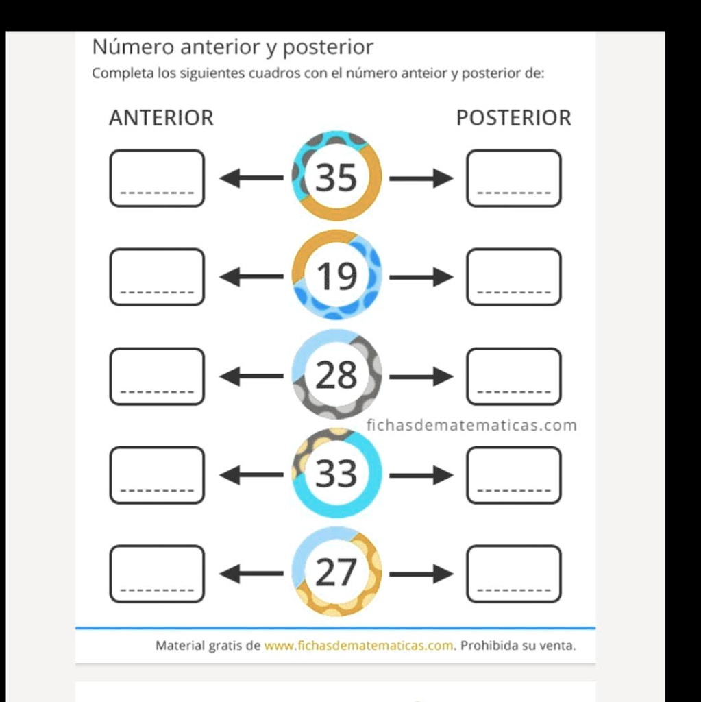 SOLVED: Ayúdenme no le entiendo nada sobre esto Número anterior y ...