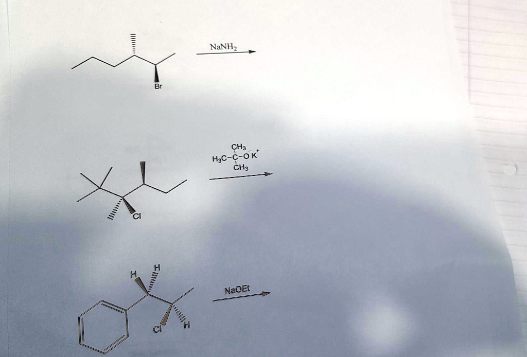 draw major product of e2 reaction with appropriate stereochemestry 81011
