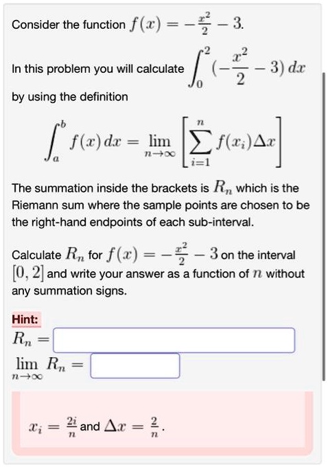 SOLVED: In this problem, you will calculate da by using the definition ...