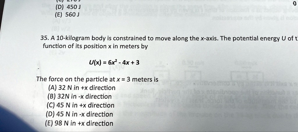 d 450jn0ne 560jn35 a 10 kilogram body is constrained to move along the ...